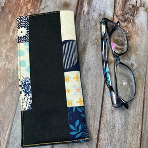 Patchwork Glasses Case, Fabric Glasses Case, Quilted Glasses Case, Soft ...
