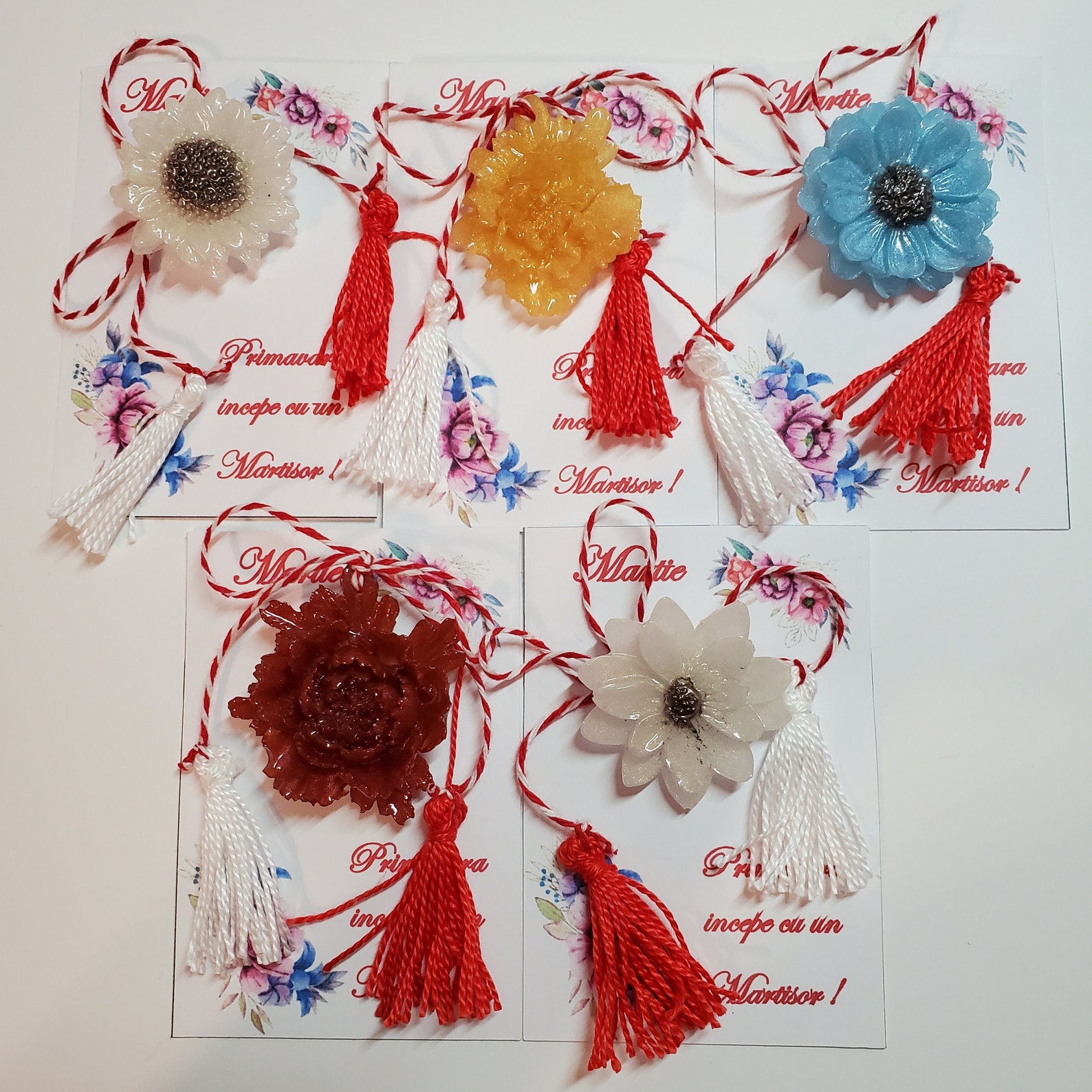 Martisor Flower Brooch Romanian March Martisor Spring Lucky Charm ...