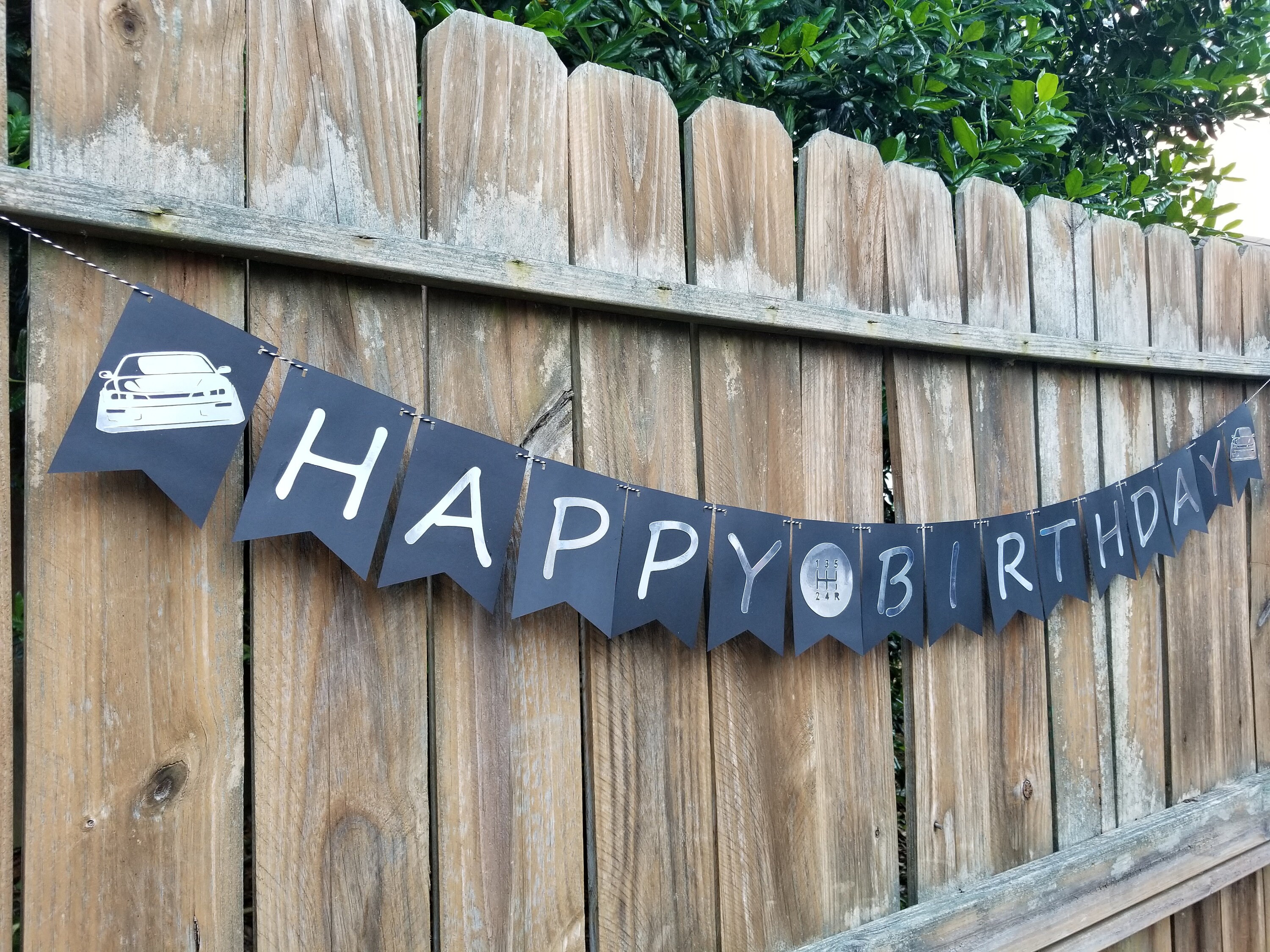 Car Enthusiast Happy Birthday Banner Nissan 240sx S13 S14 - Etsy