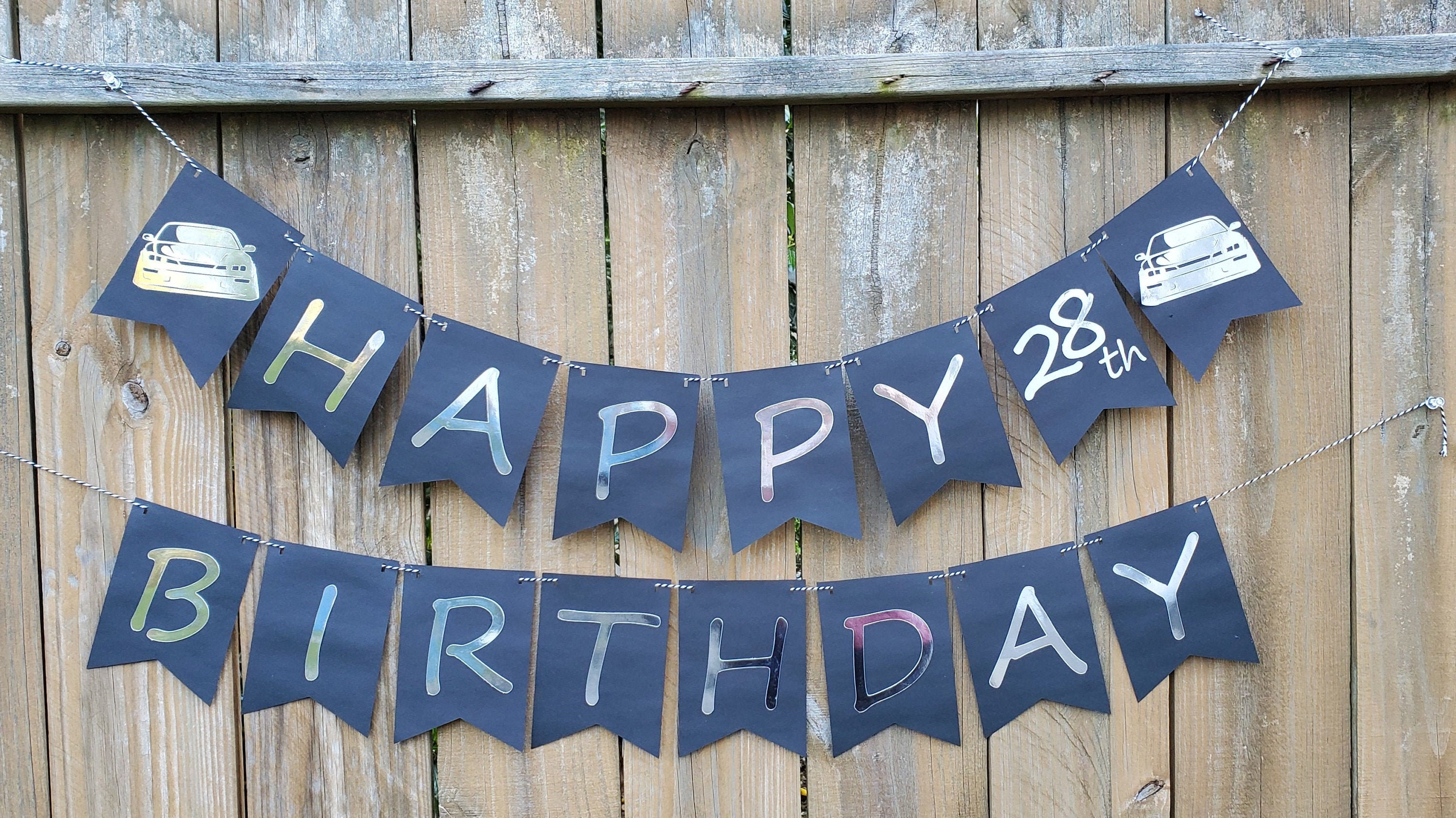 Car Enthusiast Happy Birthday Banner Nissan 240sx S13 S14 - Etsy