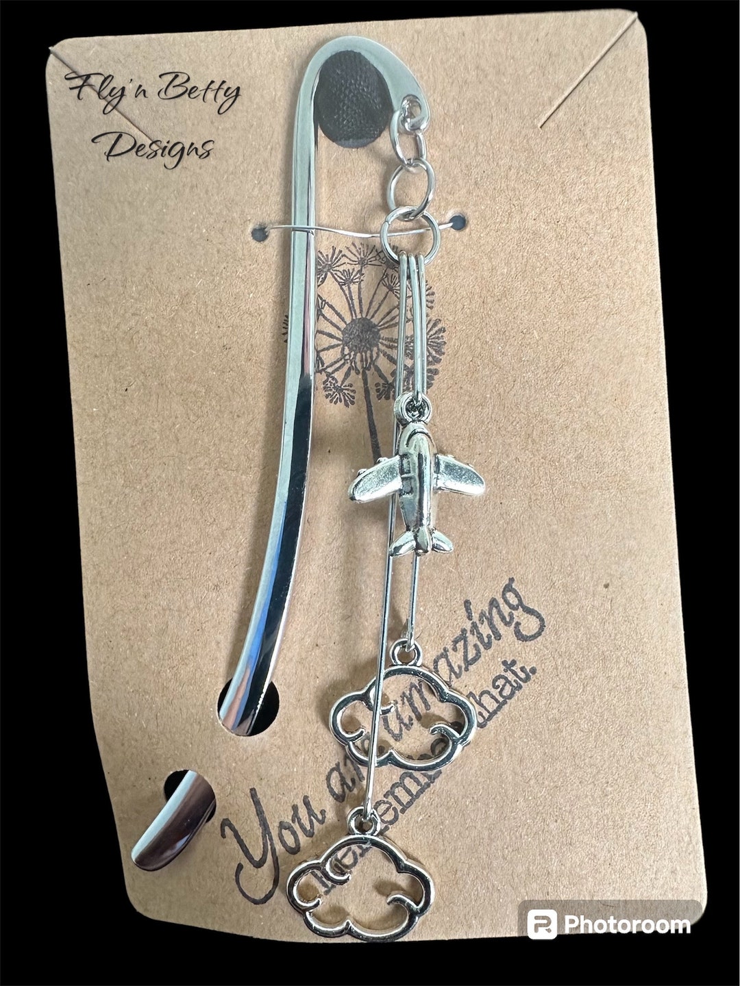 VFR Over the Top - Airplane Above the Clouds Dangle - Bookmark - Etsy