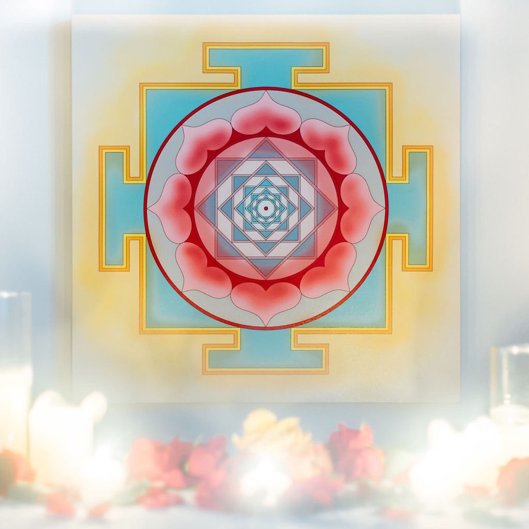 Yantras for EU, UK & Australia | Free Shipping | 24" X 24" | Meditative ...