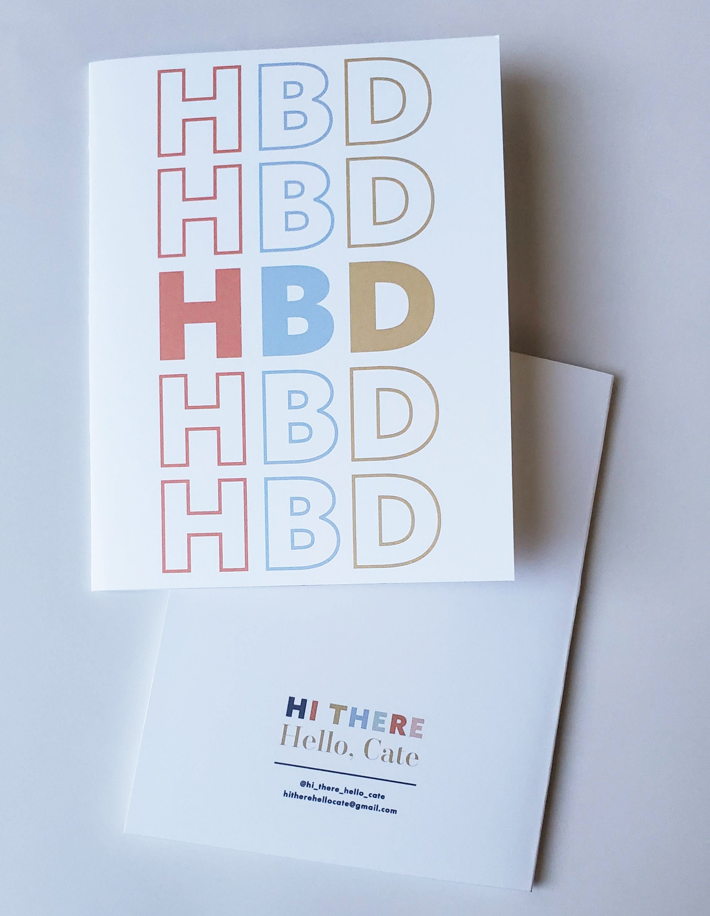 HBD Card - Etsy