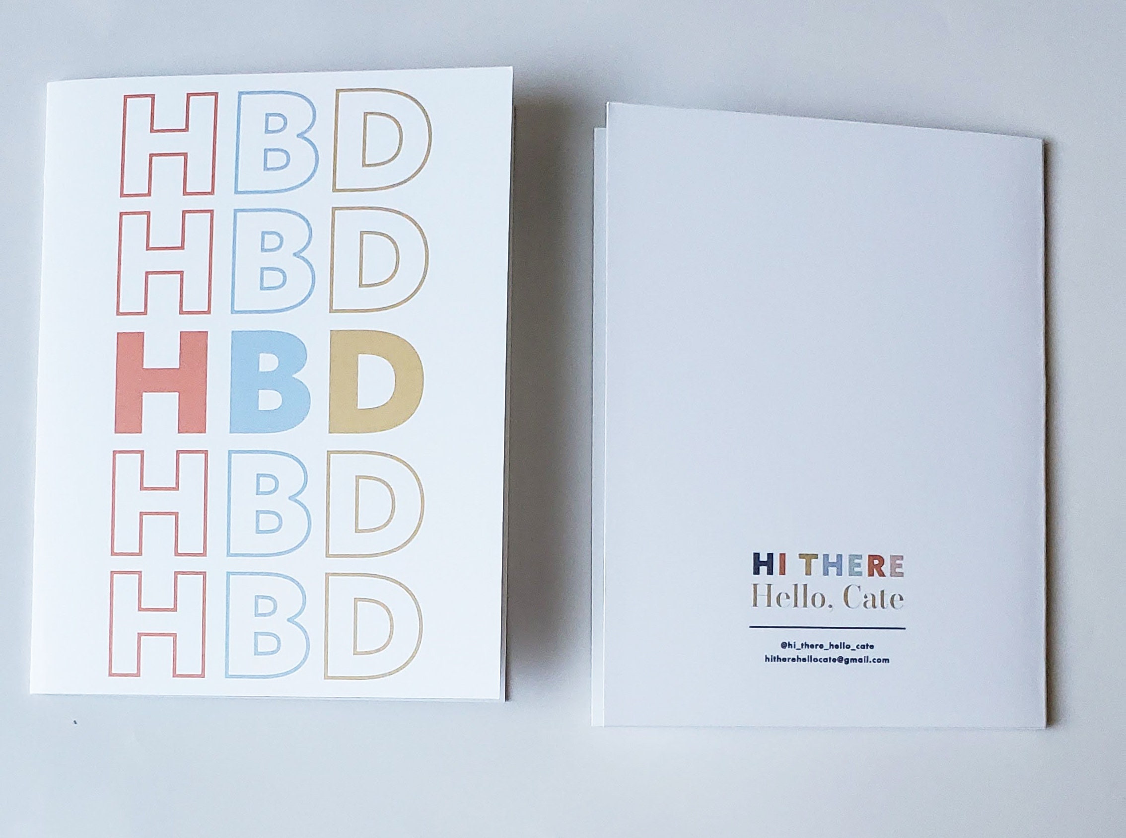 HBD Card - Etsy