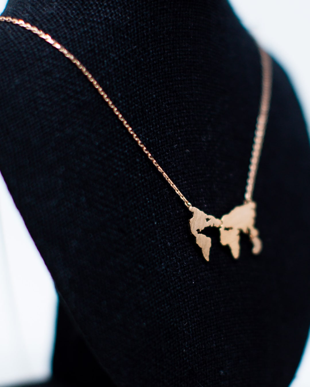 World Map Charm Necklace, Globe Charm Necklace, World Necklace, Travel ...