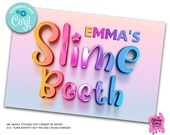 EDITABLE Slime Booth Posters / Slime Shop / Slime Birthday - Etsy UK
