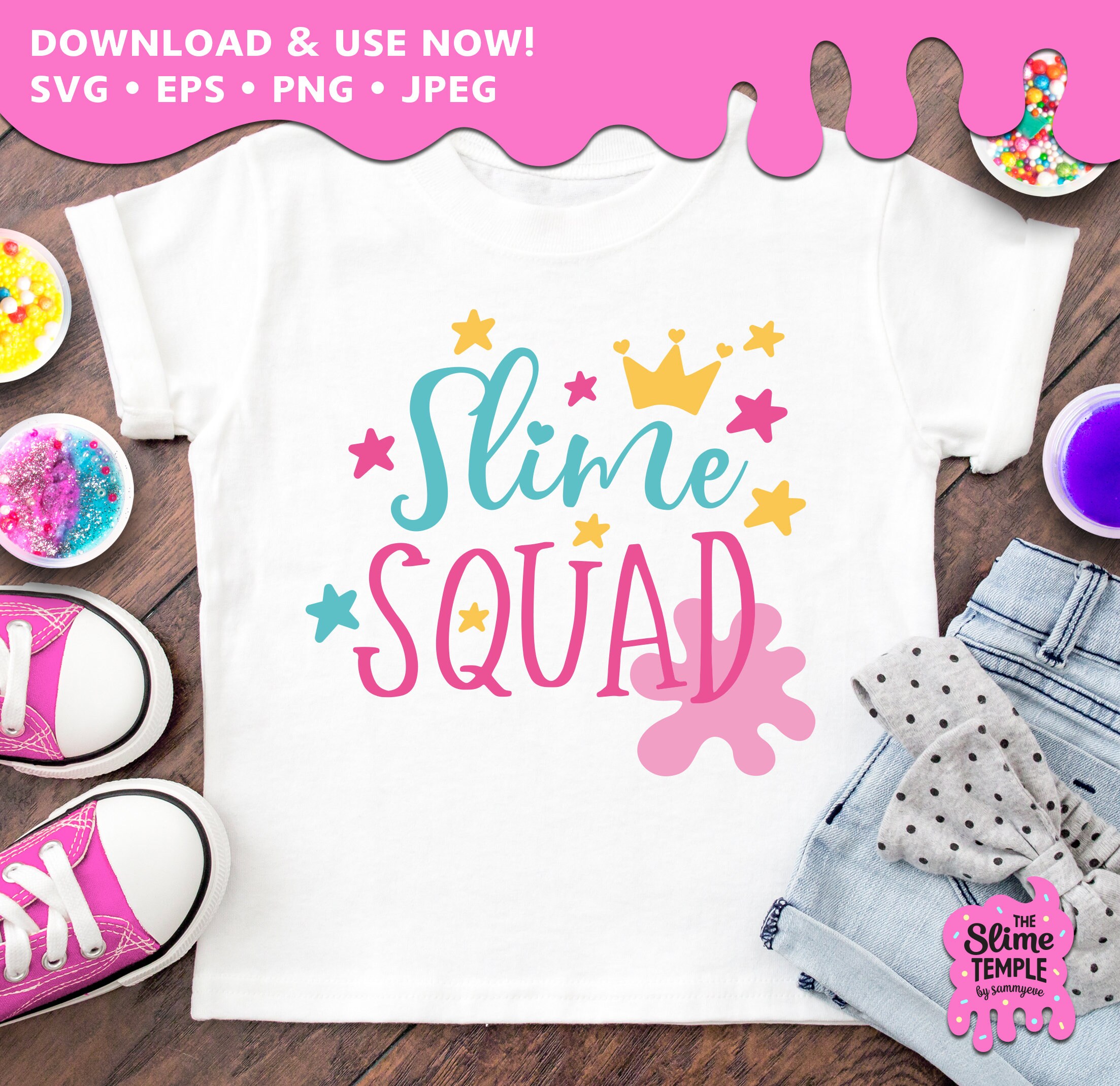 Slime Squad SVG / Slime SVG / Slime Birthday / Slime Gift / Slime Party ...