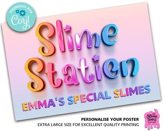 Slime Stand Poster - Etsy