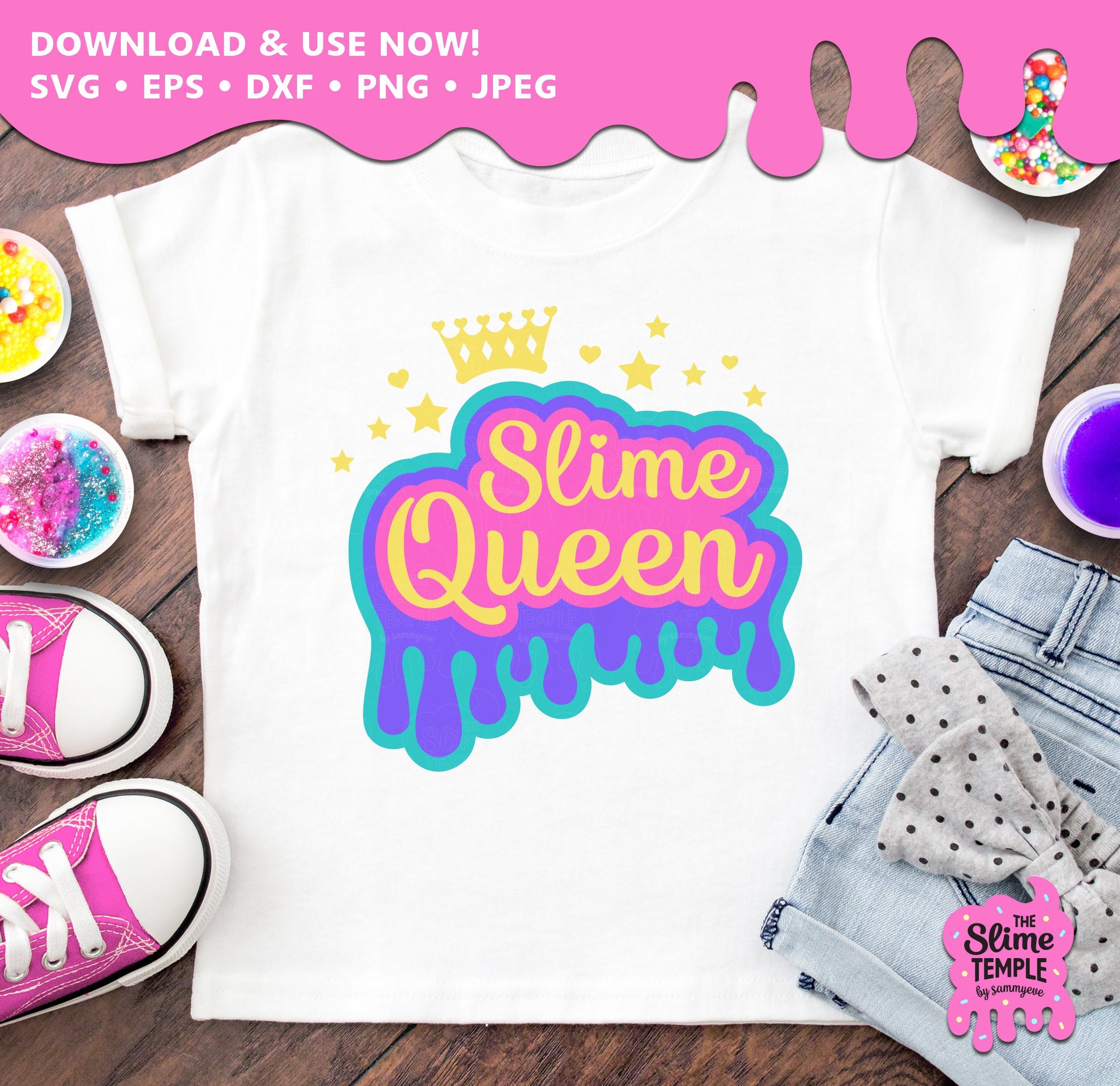 Slime Queen SVG / Slime SVG / Slime Birthday / Slime Gift / Slime Party ...