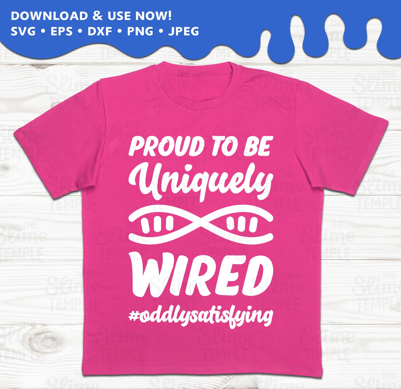 ASMR SVG / Proud to Be Uniquely Wired Svg / Slime Svg / Asmr Gift ...