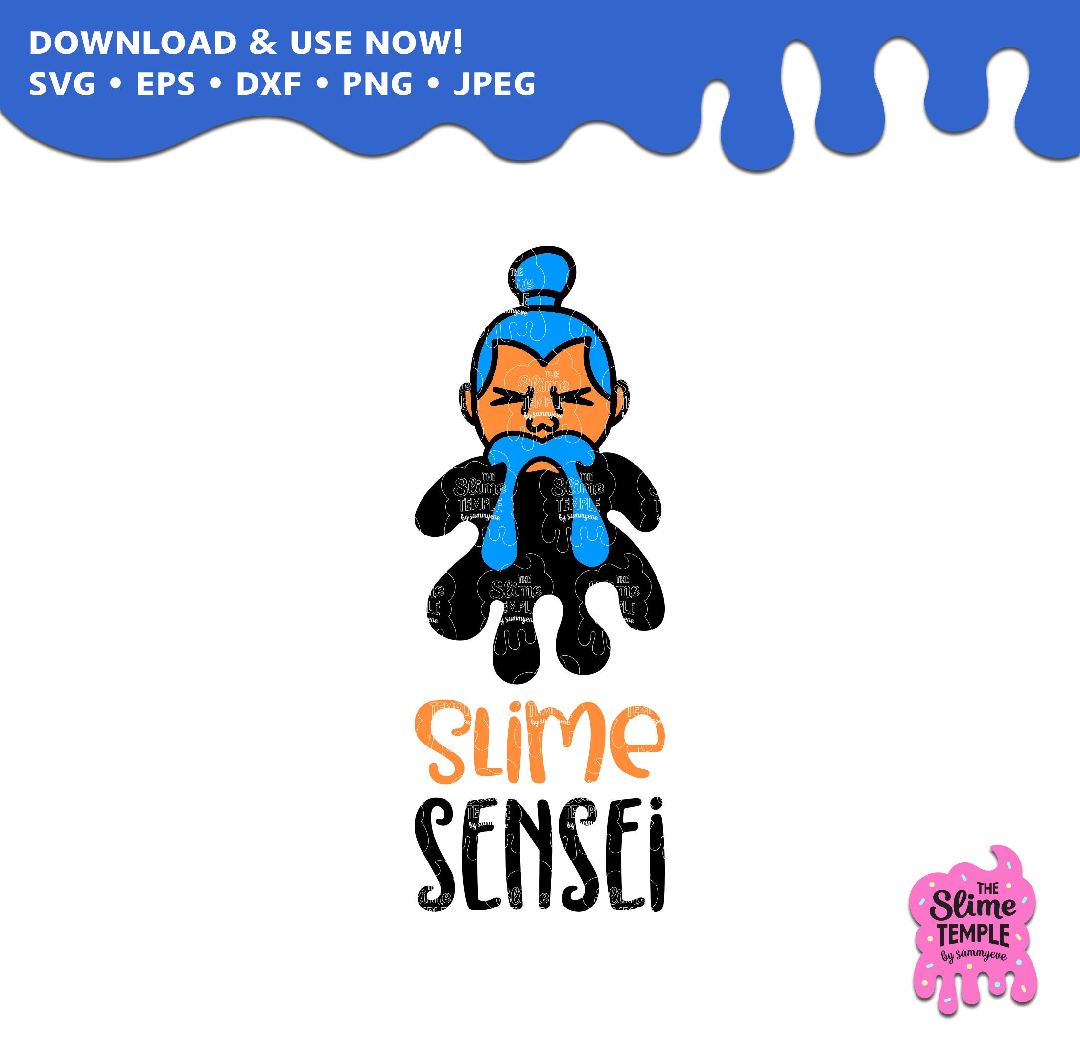 Slime Sensei SVG / Slime SVG / Slime Birthday / Slime Gift / - Etsy