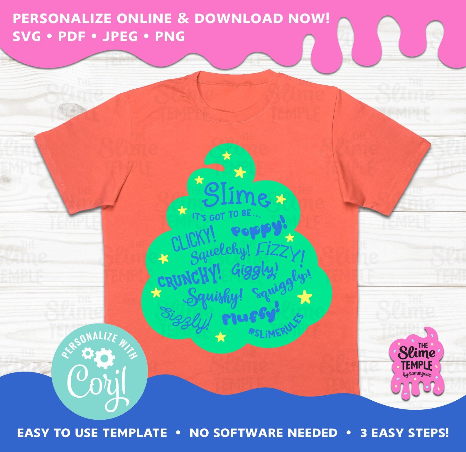 EDITABLE Slime Rules SVG / Slime Svg / Slime Birthday / Slime - Etsy ...