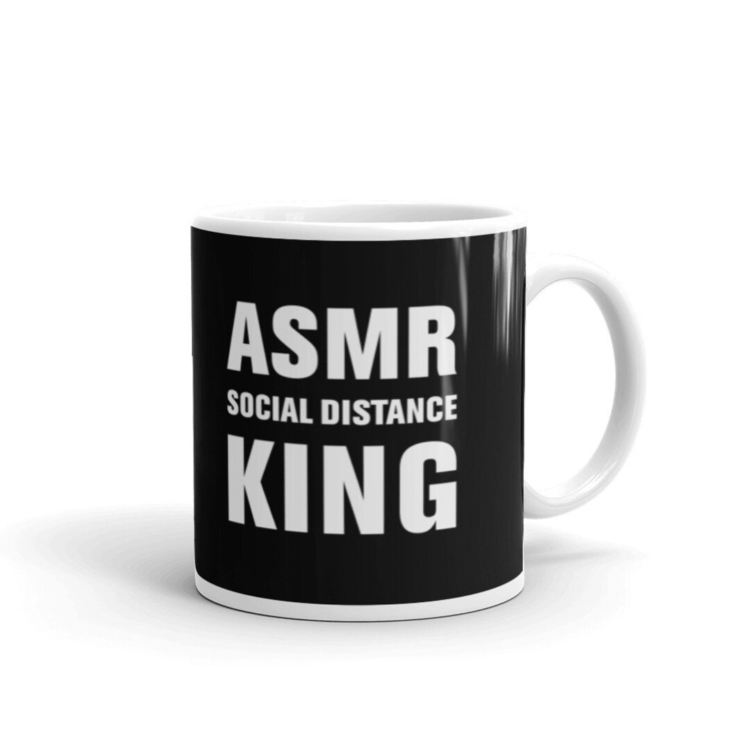 ASMR Social Distance King Mug - Etsy