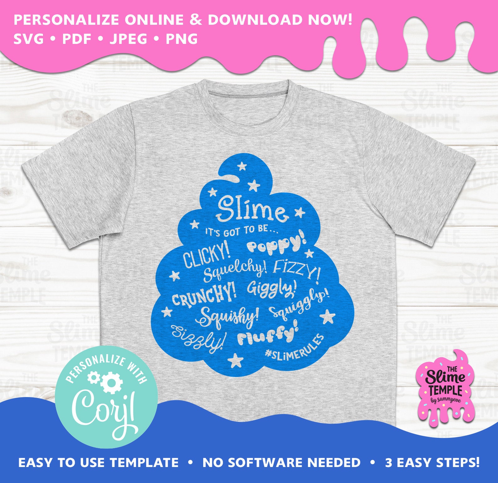 EDITABLE Slime Rules SVG / Slime Svg / Slime Birthday / Slime - Etsy ...