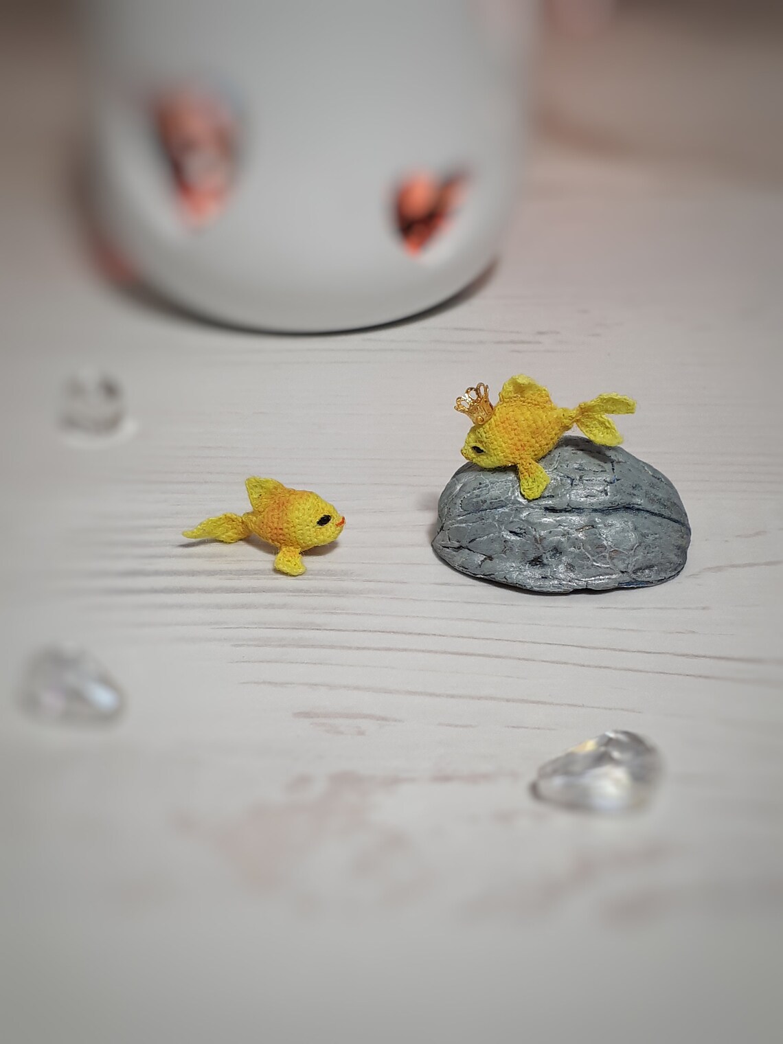 Miniature gold fish crochet pattern PDF Download. Crochet | Etsy