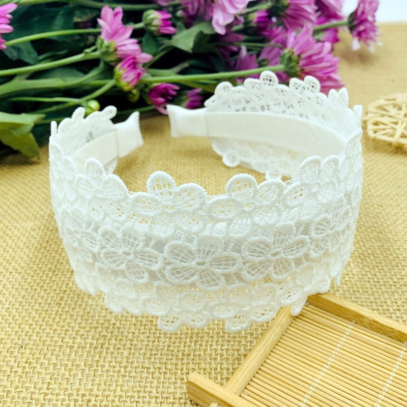 Womens Lace Headband - Etsy