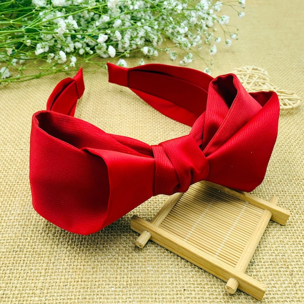 Red Headband - Etsy