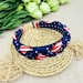 American Flag Braided Headband4th of July Headbandpatriotic - Etsy