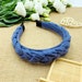 Blue Denim Braided Headband,stylish Fashion Hairband,braided Aliceband ...