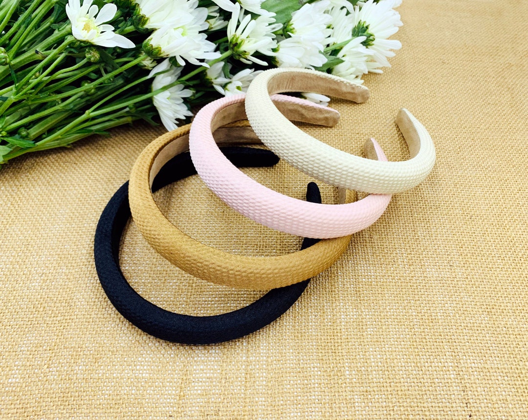 Ruga Satin Padded Headband,headbands for Women,solid Color Headband ...