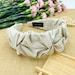 Original Linen Pleated Headband,linen Ruched Ruffle Headband,linen ...