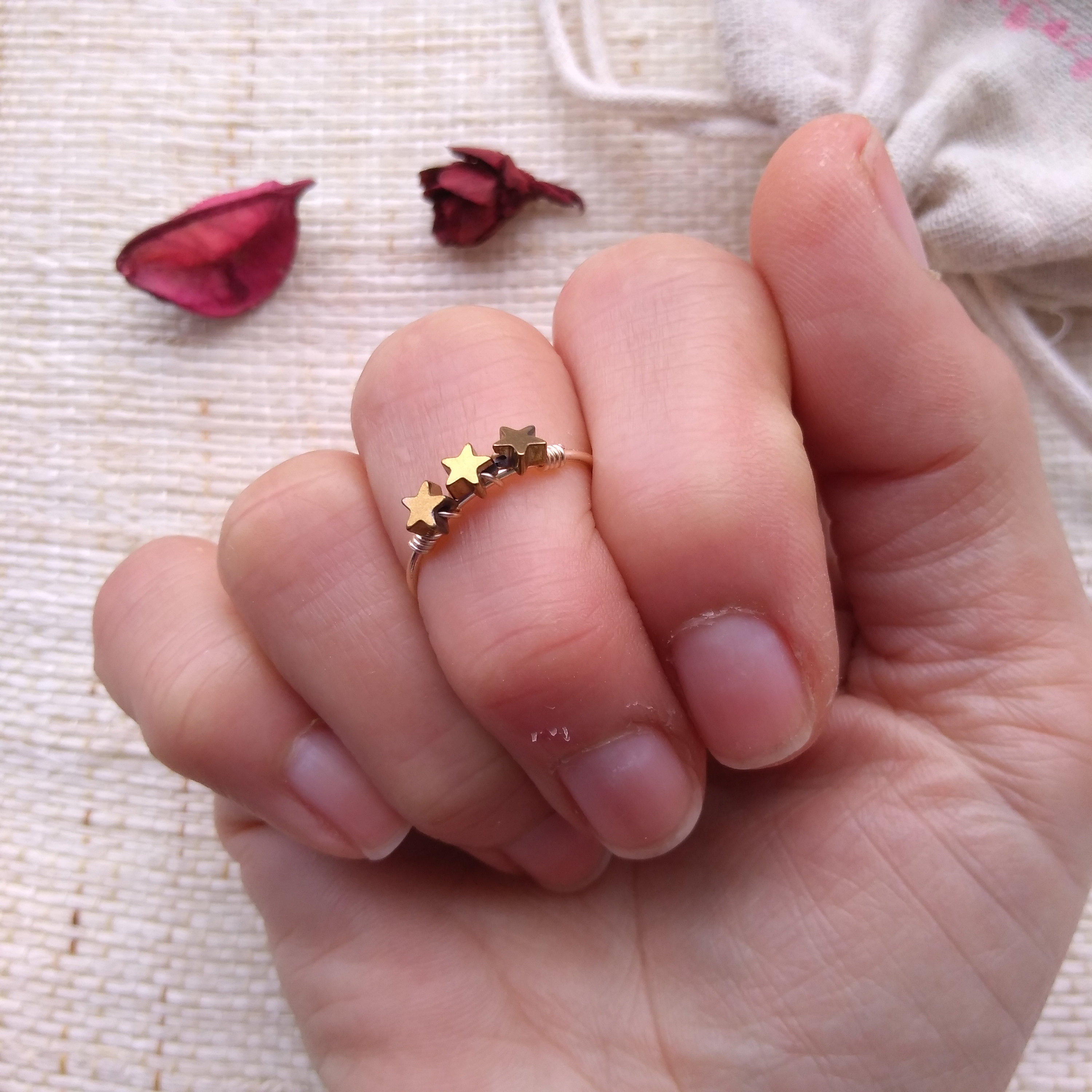 Star Silver Rings Dainty Star Rings Star Gold Ring Delicate | Etsy