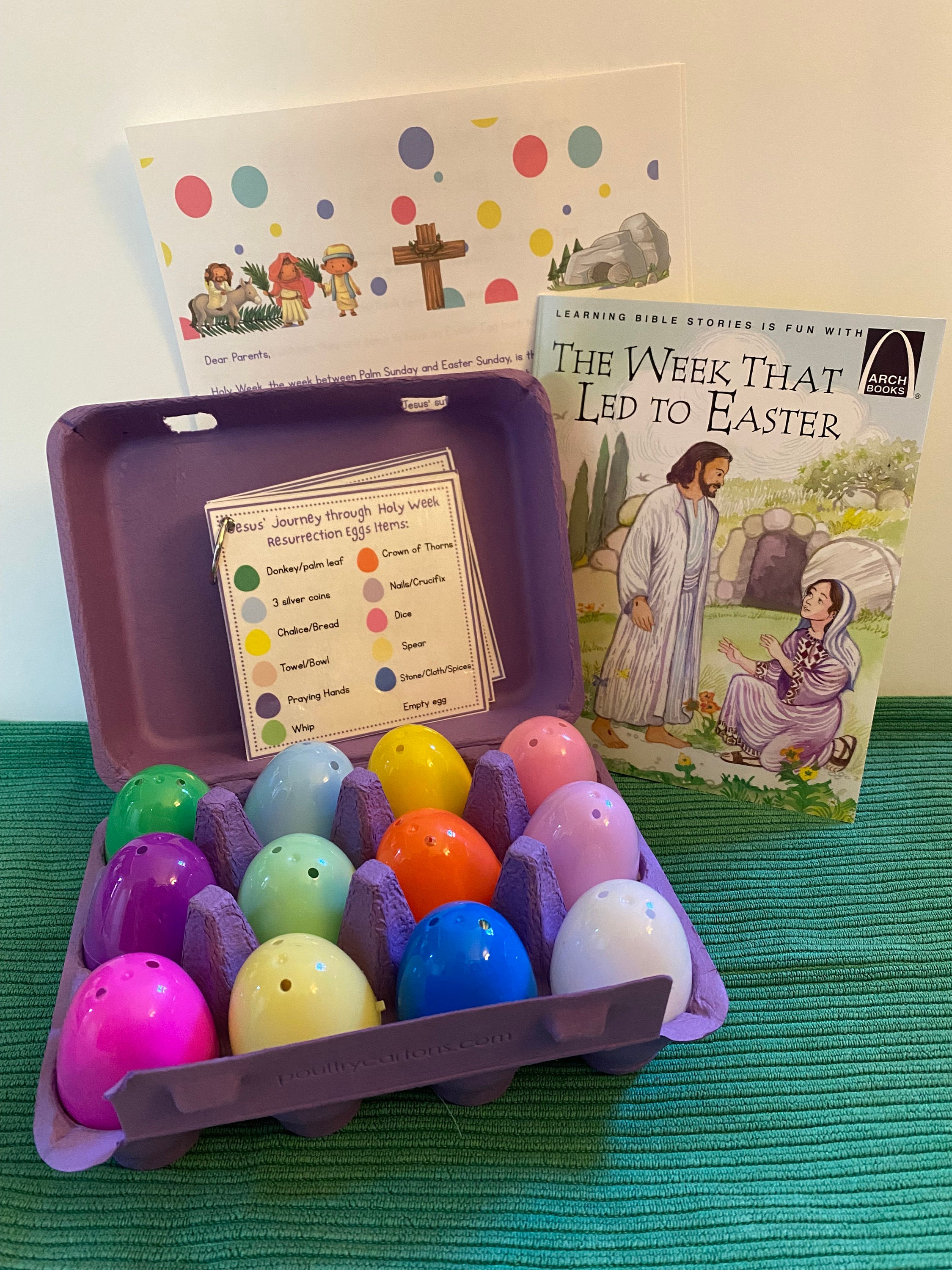 Resurrection Eggs Kit: Holy Week Easter Story, Easter Basket Gift - Etsy