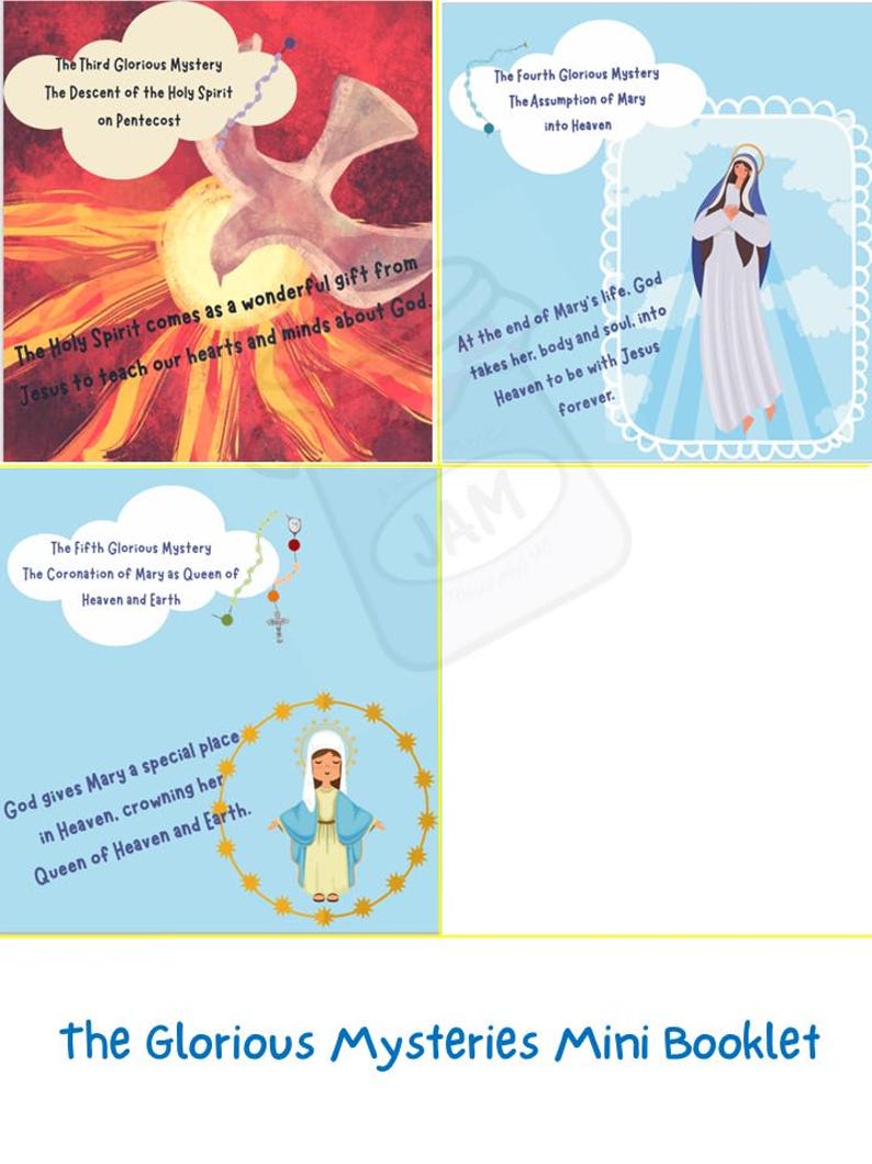 Kids Rosary Guide: Prayers & Mysteries Activity Set (digital Download ...