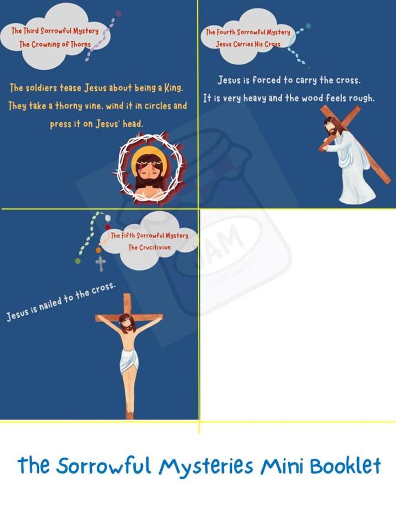 Kids Rosary Guide: Prayers & Mysteries Activity Set (digital Download ...