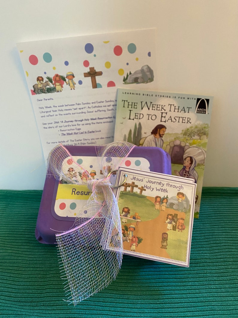 Resurrection Eggs Kit: Holy Week Easter Story, Easter Basket Gift - Etsy