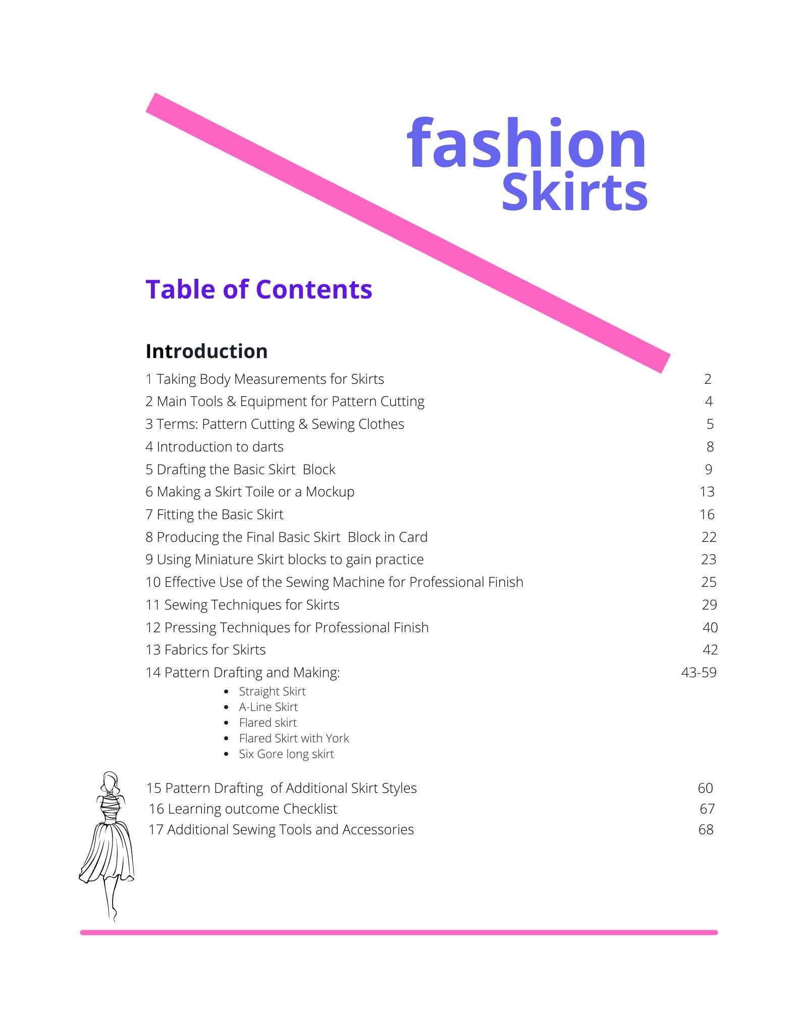 Introduction to Pattern Cutting & Making up - Book 1 - Skirts( Physical Book) - Etsy