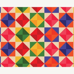 Phulkari Pattern [version A] - Greeting Card (desi, Indian, Pakistani ...