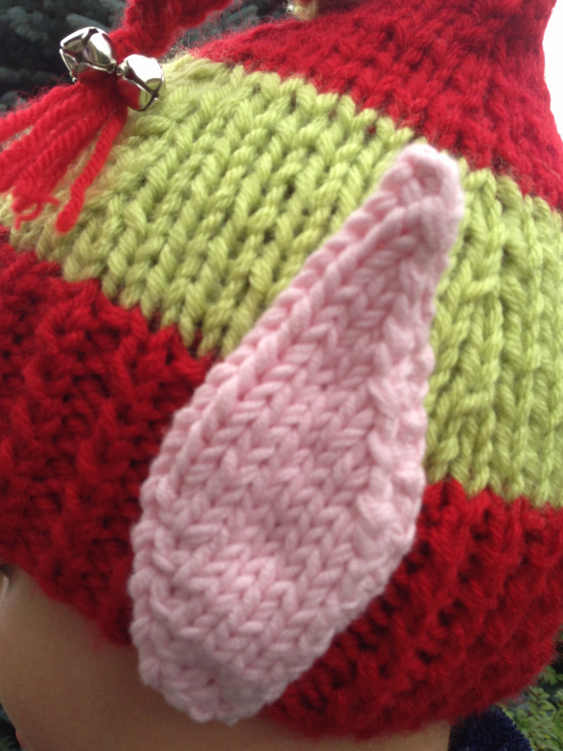 Elf Ears Jingle Bells Hat Knitting Pattern (PDF) - Etsy