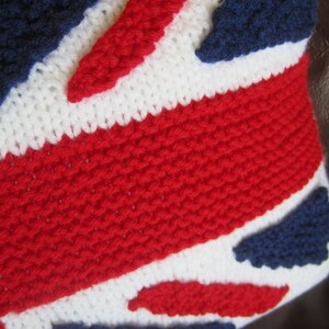 PDF KNITTING PATTERN, Union Jack, British Flag Pillow Cover, Union Jack Knitting Pattern, 12"x16 ...