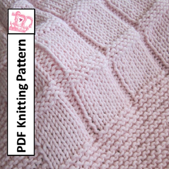 Baby Blanket Knitting Pattern PDF Knitting Pattern Baby - Etsy