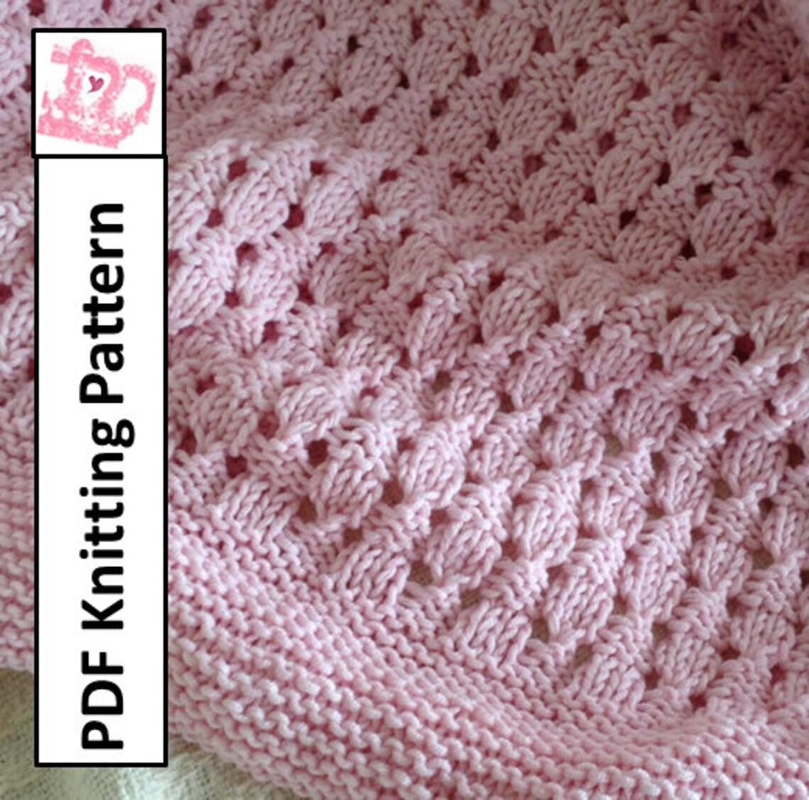 Baby Blanket Knitting Pattern PDF Knitting Pattern - Etsy