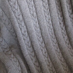 Double Cable Knit Blanket Pattern, 60x72 Throw (PDF Pattern) - Etsy