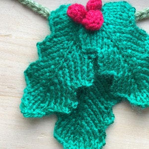 Holly Bunting, Holly Garland, Christmas Decoration, Holiday Decoration ...