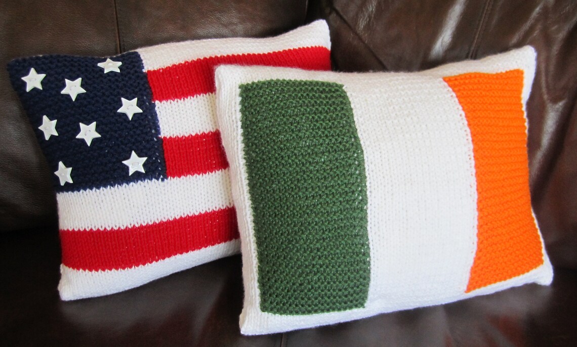 PDF KNITTING PATTERN American Flag Knitting Pattern - Etsy