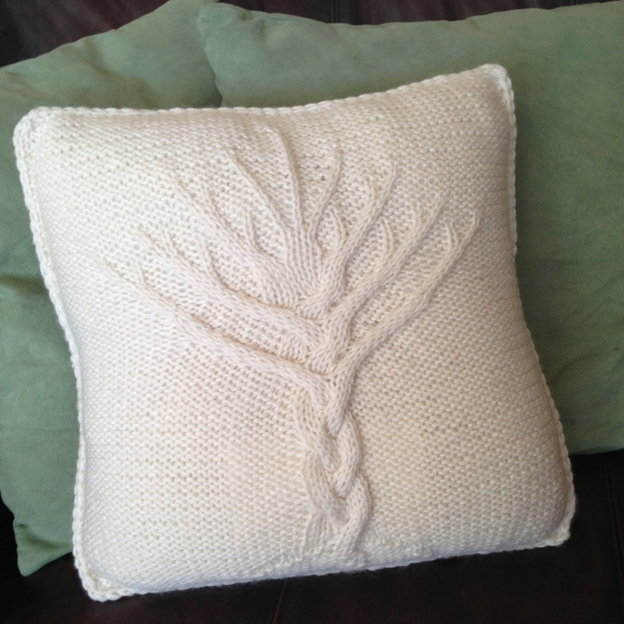 Tree of Life Knit Pattern Tree of Life Pillow Cover Knitting - Etsy Canada