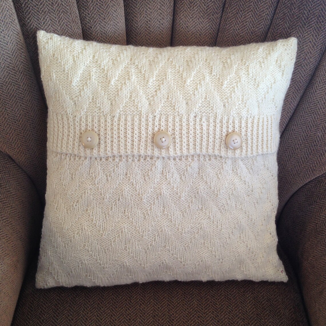 Knit Pillow Cover Pattern PDF KNITTING PATTERN Knitted | Etsy