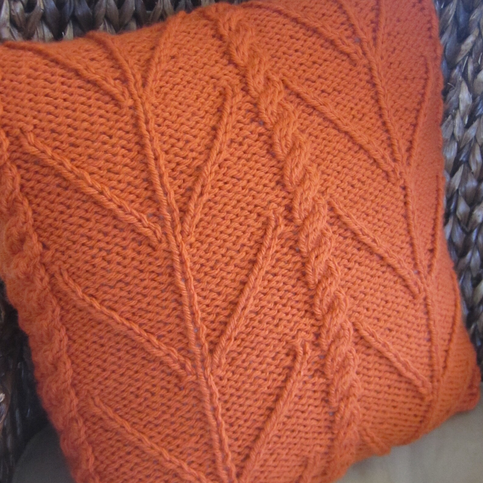 PDF KNITTING PATTERN Cable Knit Pillow Cover Pattern Knitted - Etsy