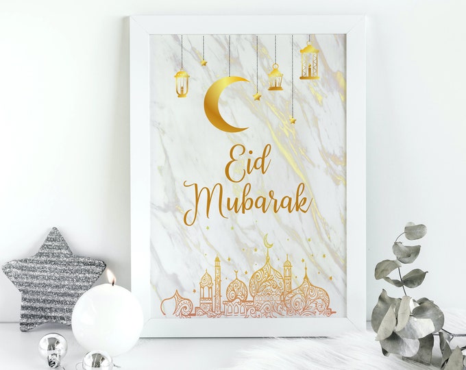 Ramadan Calender Printable | Countdown to Eid | Islamic Wall Art ...