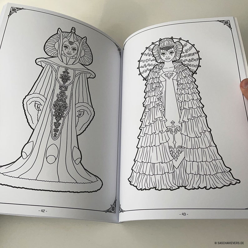Coloring Book for Children & Adults - Iconic Fashion From TV, Film and ...