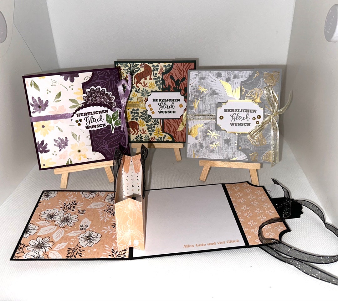 Money Gift Gift Voucher Packaging Birthday Pop up Card - Etsy