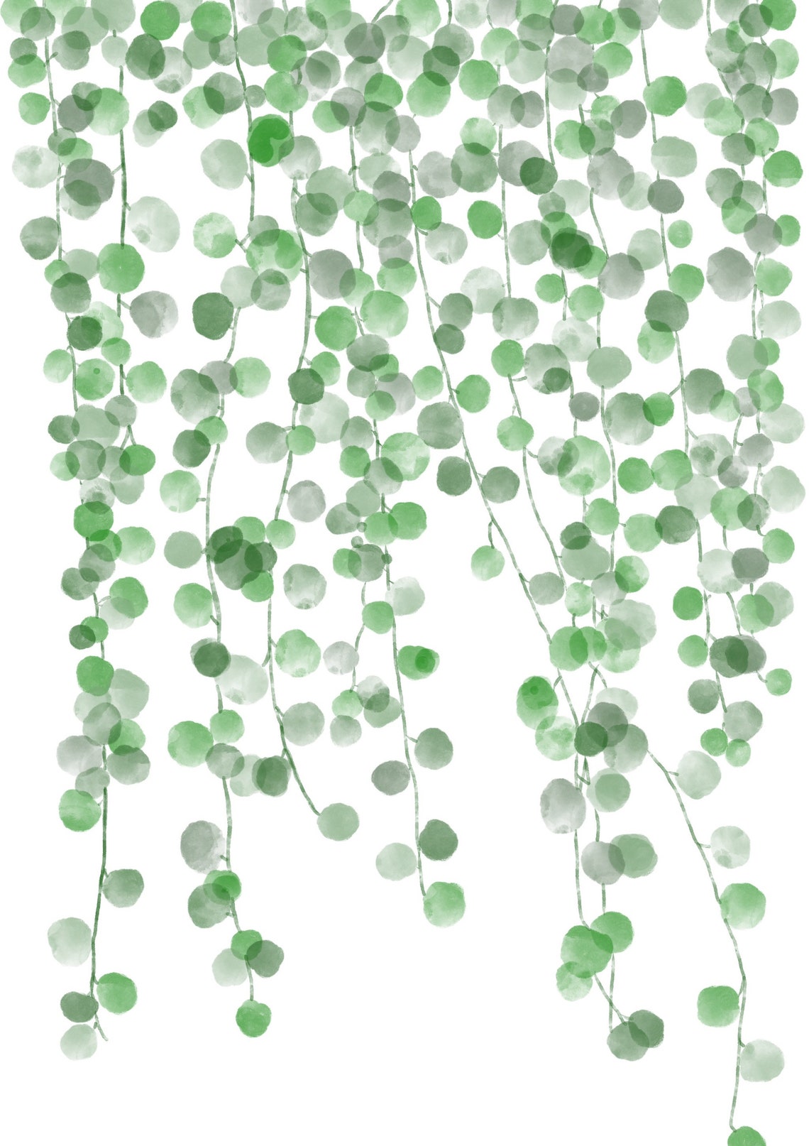 Green Vine Plant Digital Print - Etsy