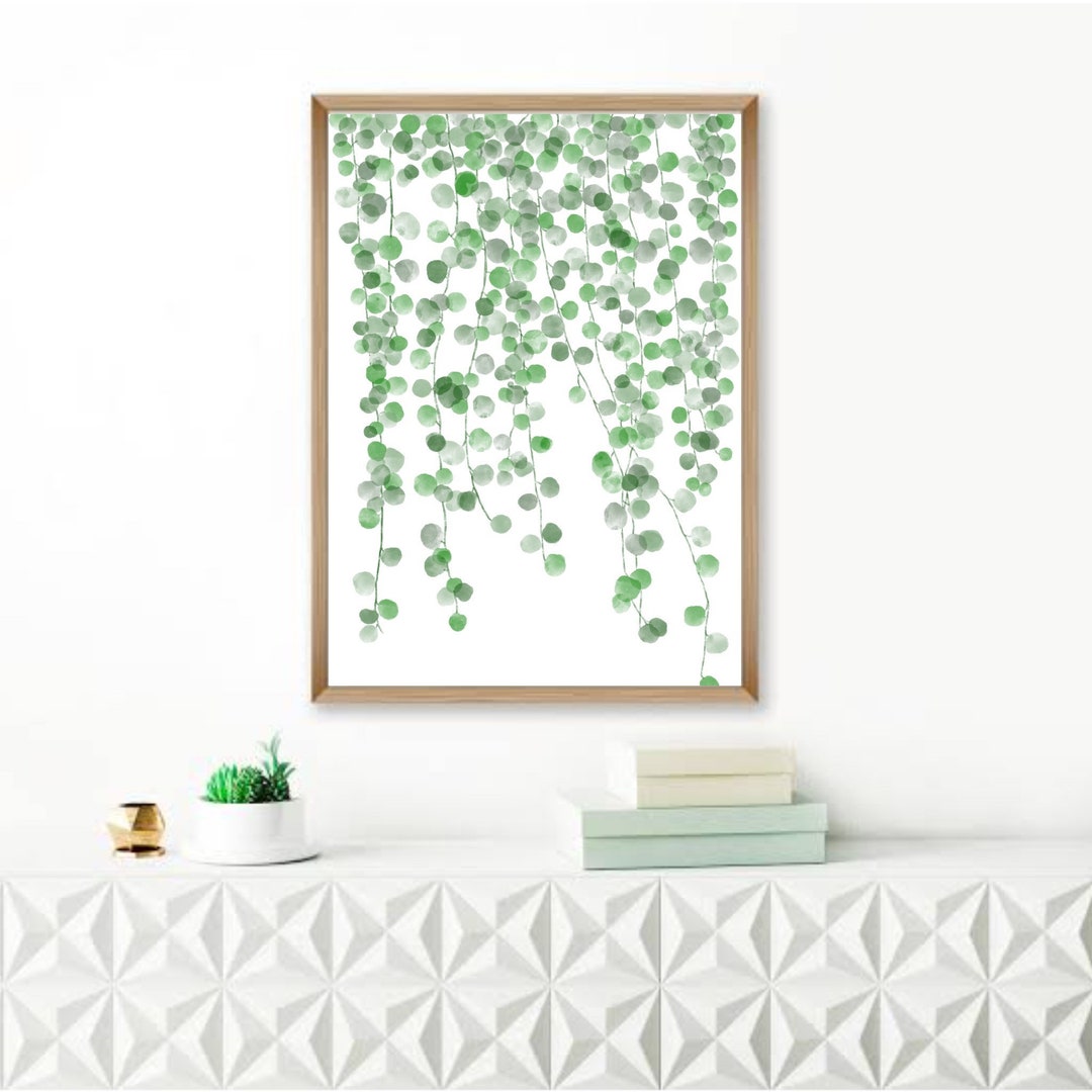 Green Vine Plant Digital Print - Etsy