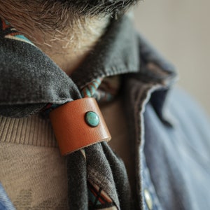 Concho Bandana. Leather Slide. Sliders. Cuff. Concho Turquoise Stone ...