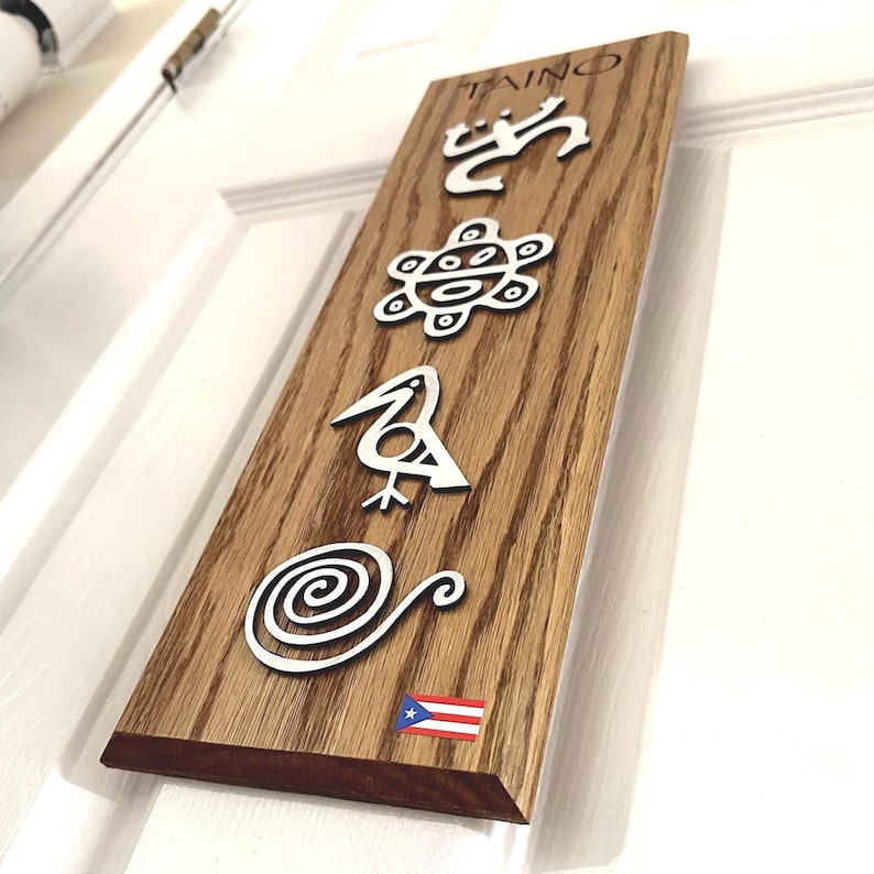 Jumbo XL Taino Wall Plaque W/ Petroglyphs - B - Etsy