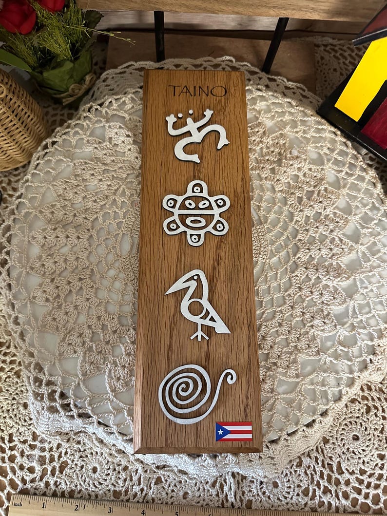 Taino Wall Plaque W/ Petroglyphs - B - Etsy